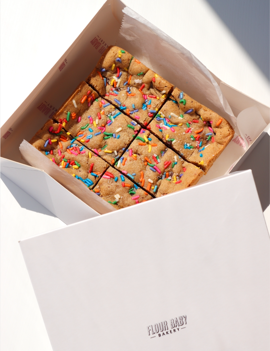 Cookie Sprinkle Bars – Flour Baby Bakery